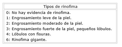 Clasificaciones del rinofima | Pereira Dávalos | Archivos del Hospital ...